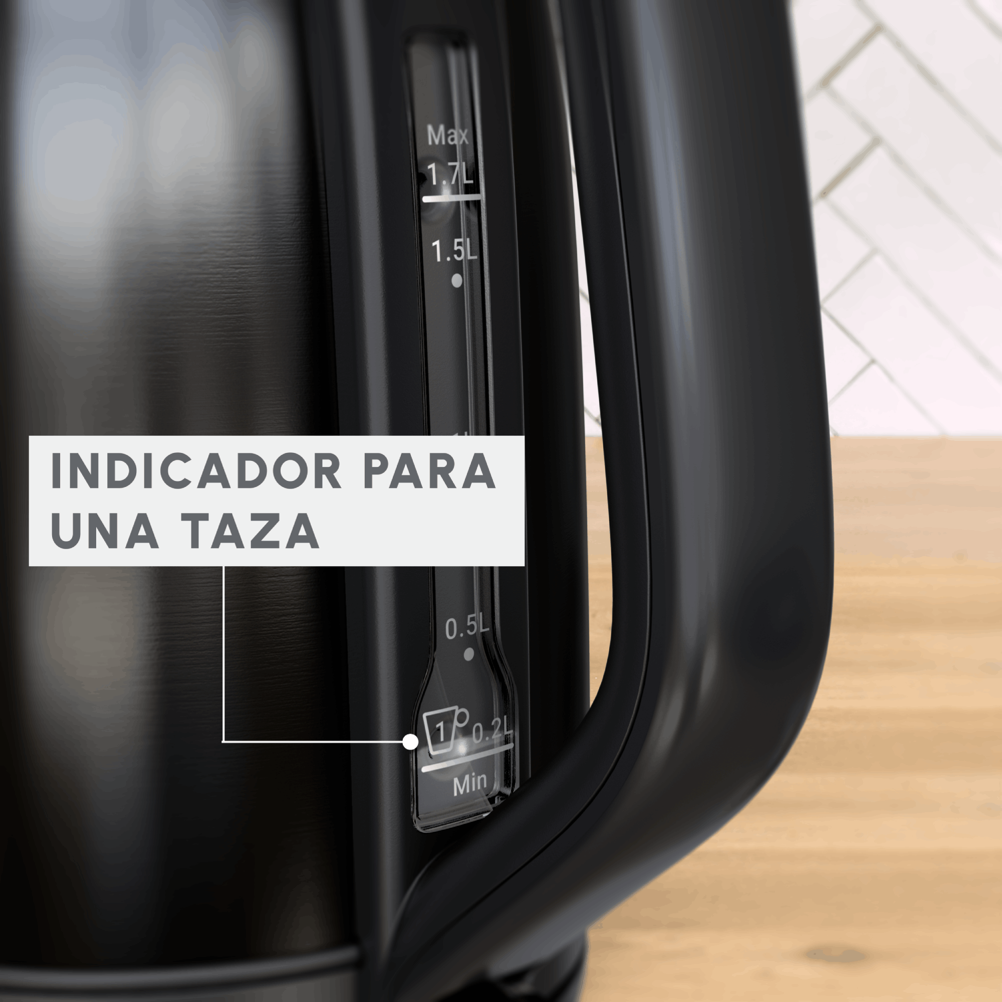Hervidor Subito 5 1,7 L Negro